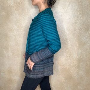 Allison Daley | Sweaters | Allison Daley Blue And Gray Cardigan Sweater ...